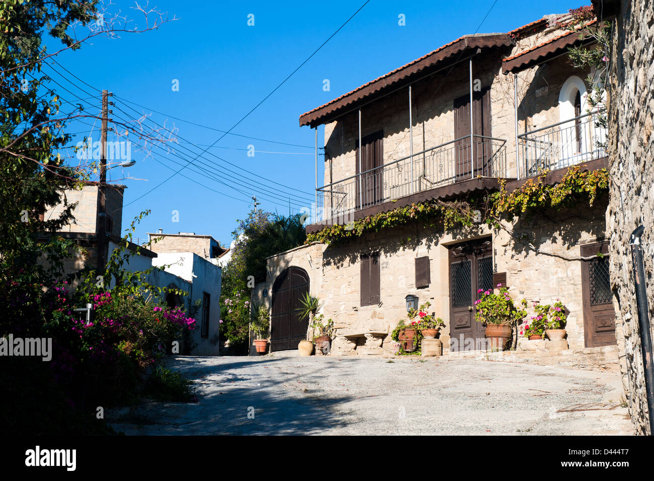 Street in Tochni, Larnaca District, Cyprus Stock Photo - Alamy