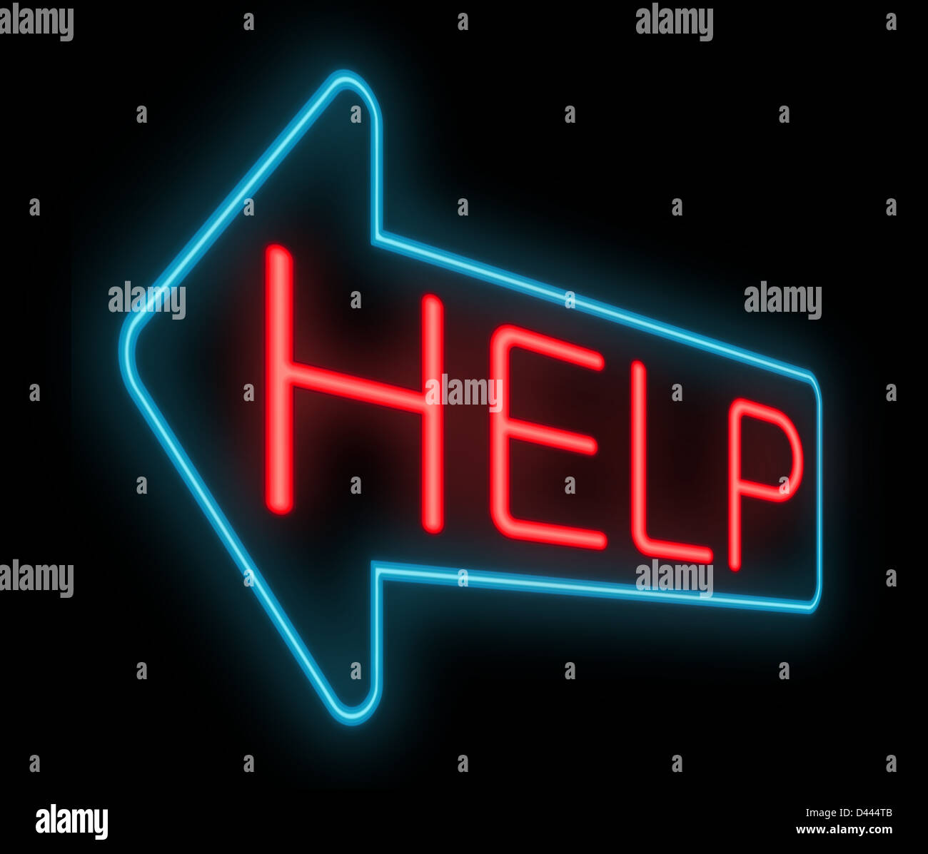 Need help neon hi-res stock photography and images - Alamy