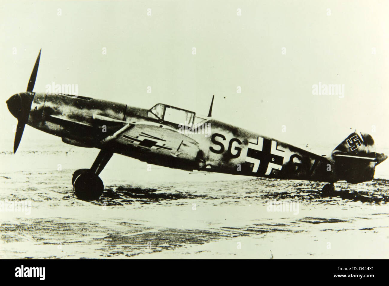 The Messerschmitt Bf 109f, also known as the 'Friedrich,' was a German fighter aircraft during ...