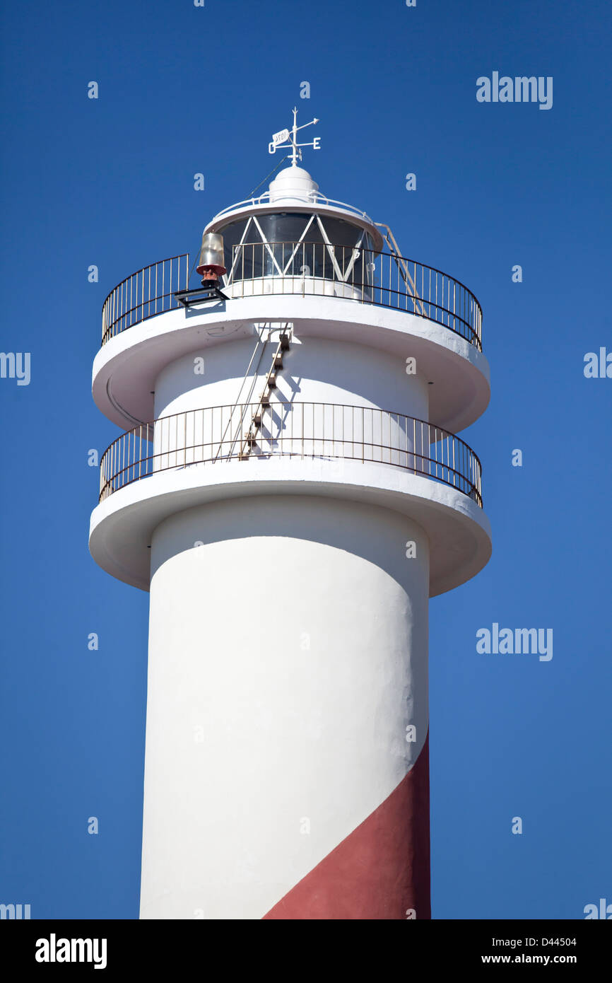 Marbella's lighthouse, built in 1864, stands in front of Fontanilla ...