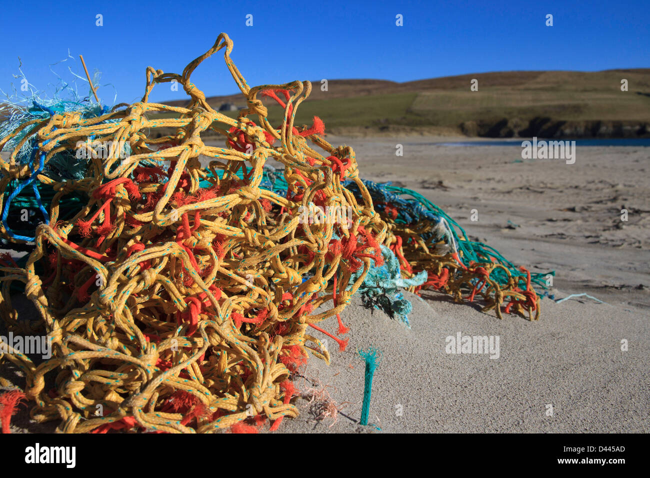 Washed up fishing nets hi-res stock photography and images - Alamy