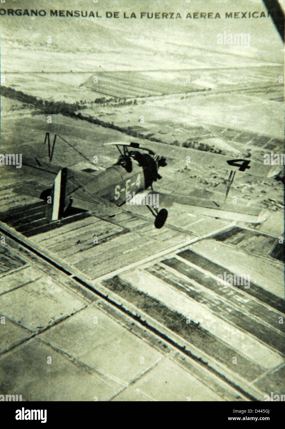 The Mexican Military Aviation School S.E. 4 was a training aircraft ...