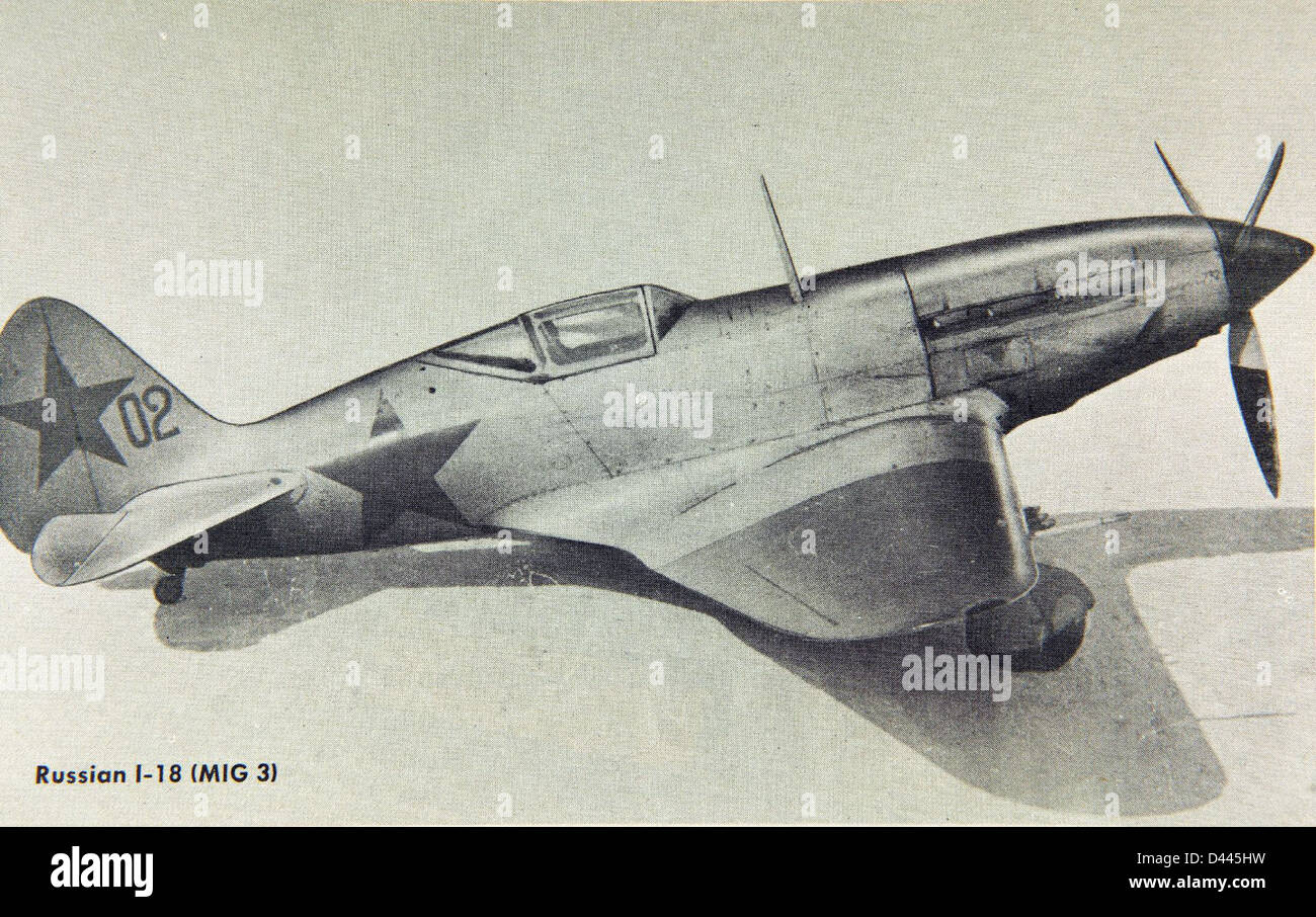 The Mikoyan-Gurevich MiG-3 was a Soviet interceptor fighter aircraft ...