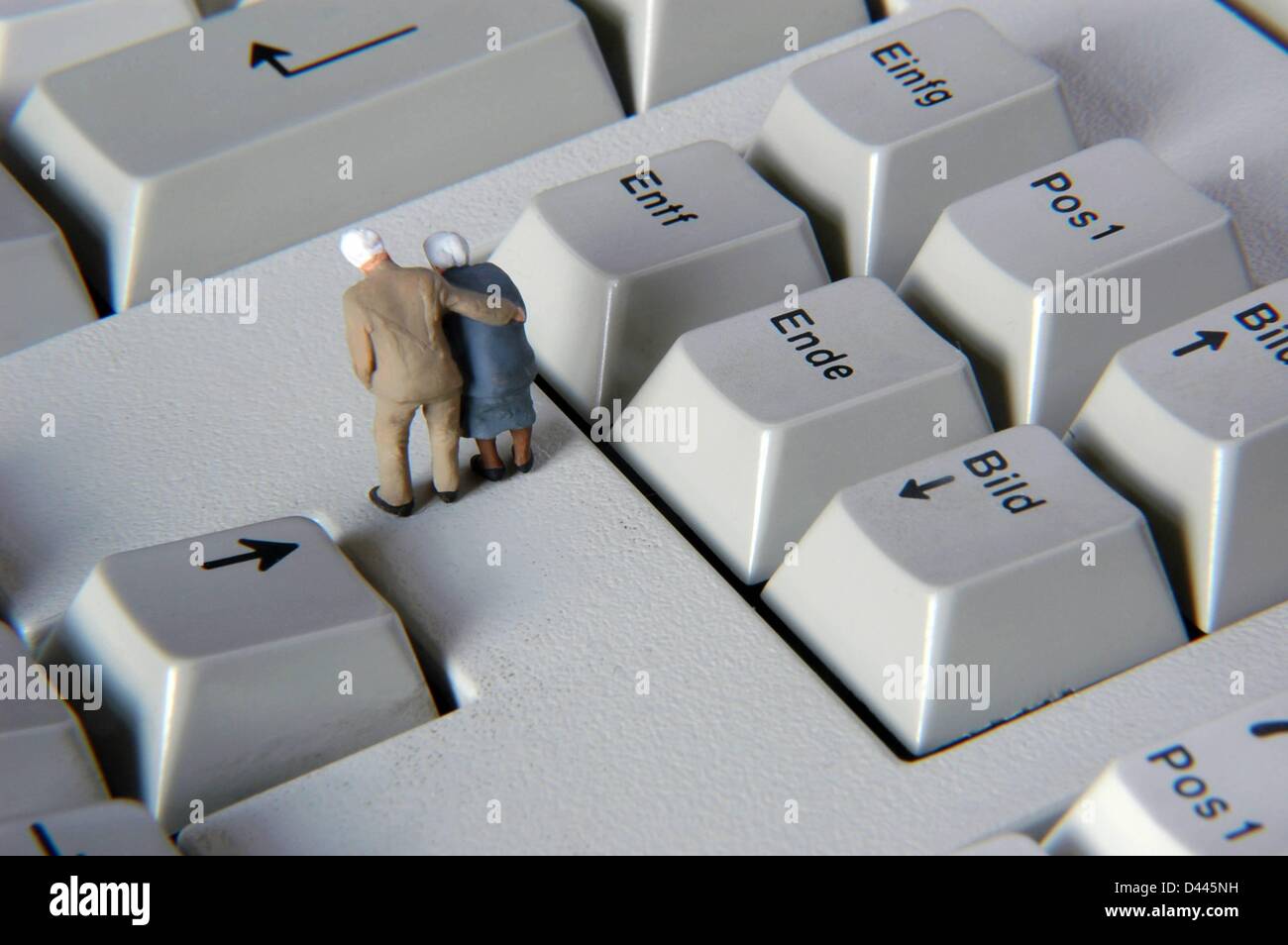 Miniature figures keyboard computer hi-res stock photography and images ...