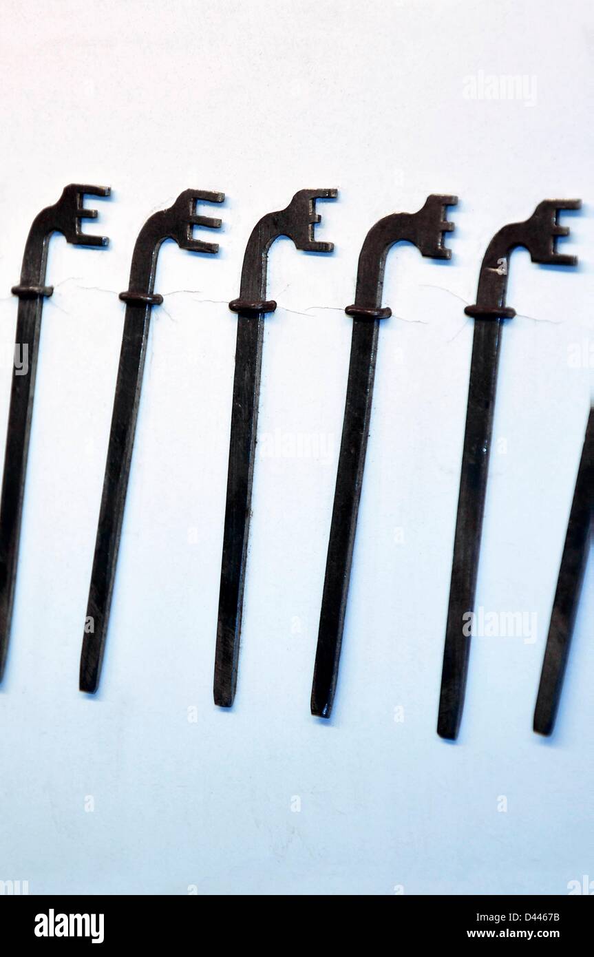 A collection of skeleton keys in the Police Museum in Berlin, Germany ...