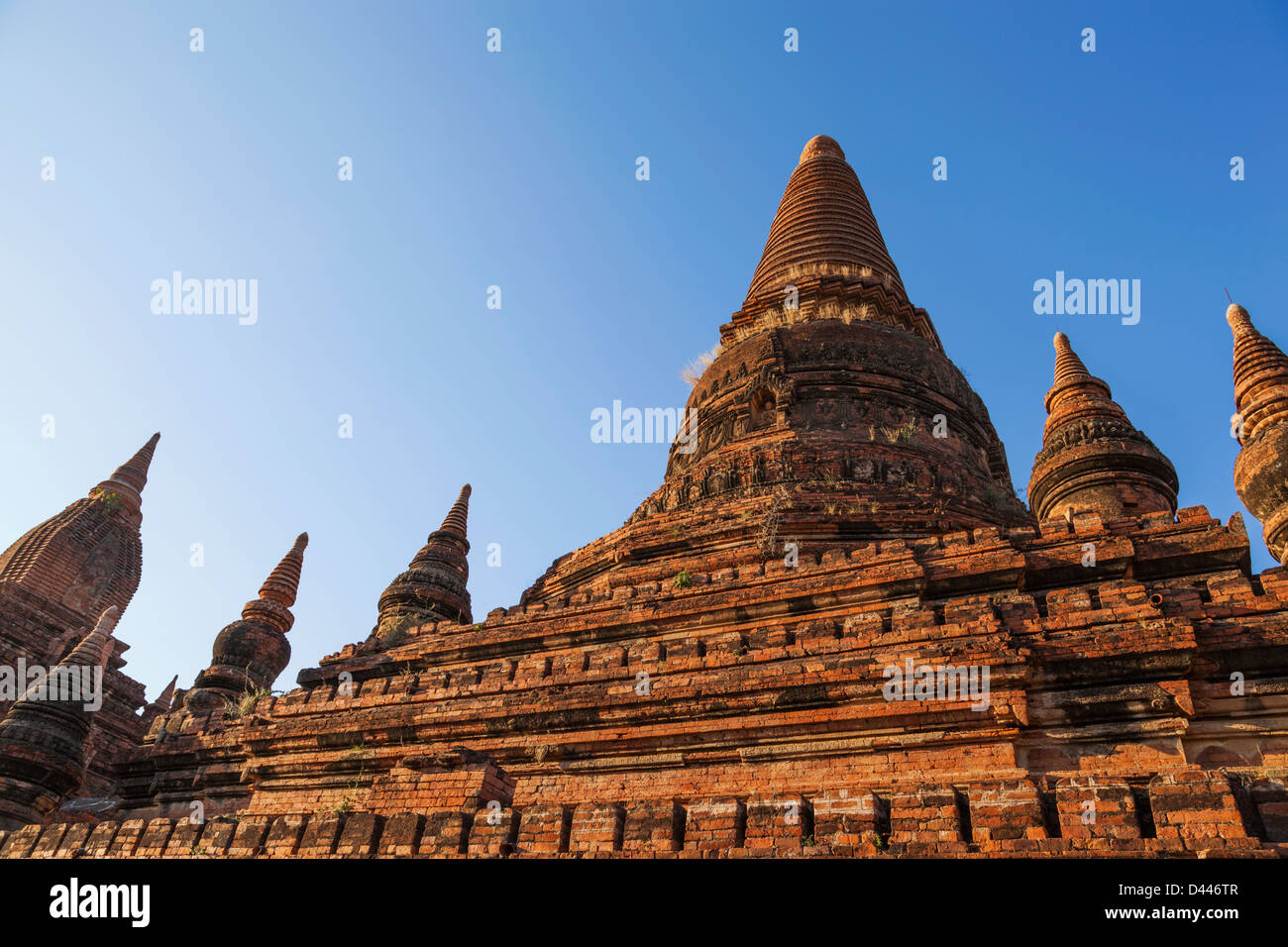 Myanmar, Bagan, Ancient Ruins at Dusk Stock Photo - Alamy