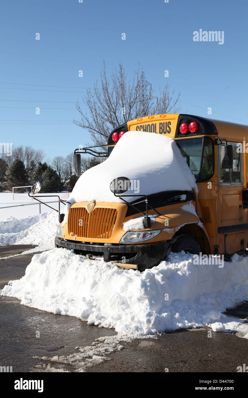 Bus Snow Winter High Resolution Stock Photography and Images - Alamy