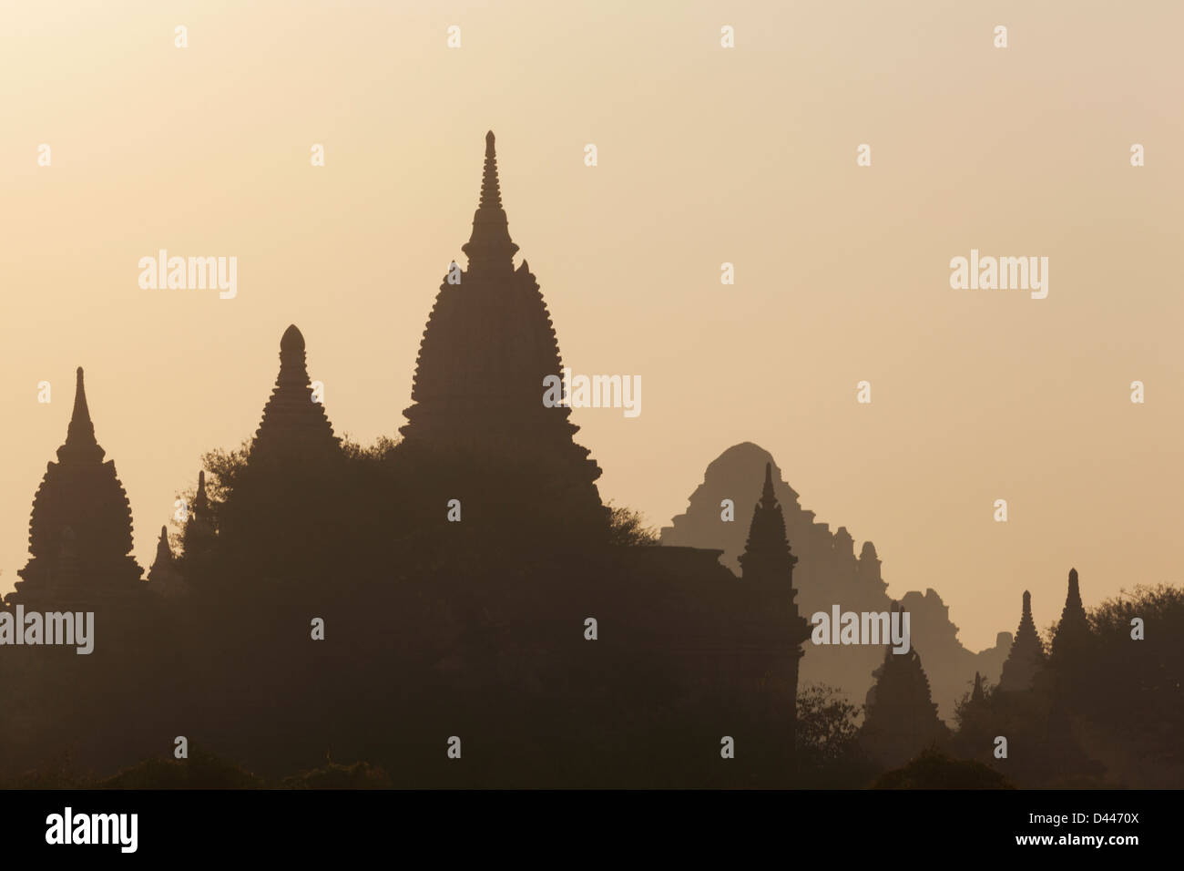 Myanmar, Bagan, Ancient Ruins at Dawn Stock Photo - Alamy