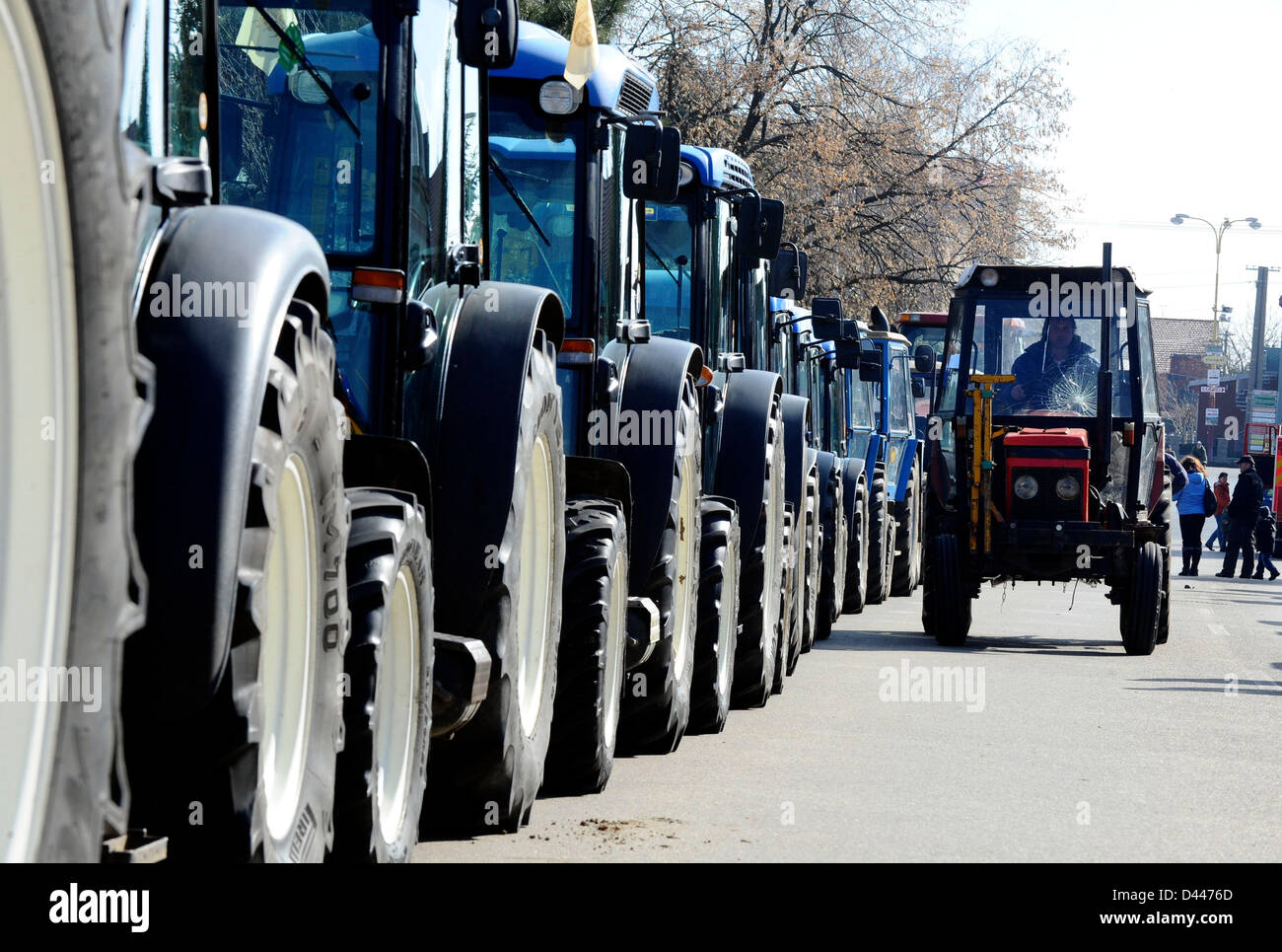 In total 231 tractors created new world record of standing in one ...
