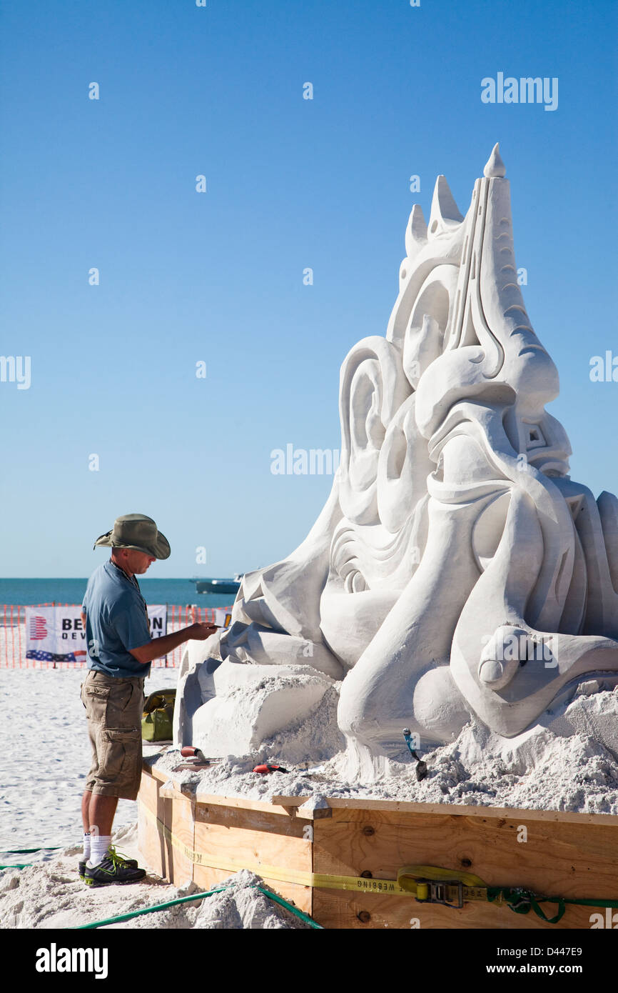 Siesta key beach sand castle hi-res stock photography and images - Alamy