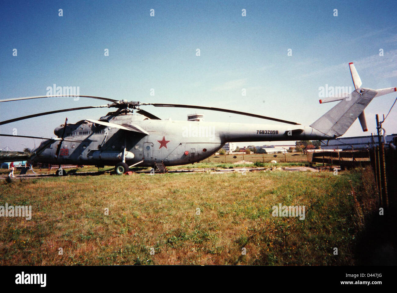 The Mil Mi-6, also known as 'Hook,' is a Soviet-designed heavy ...