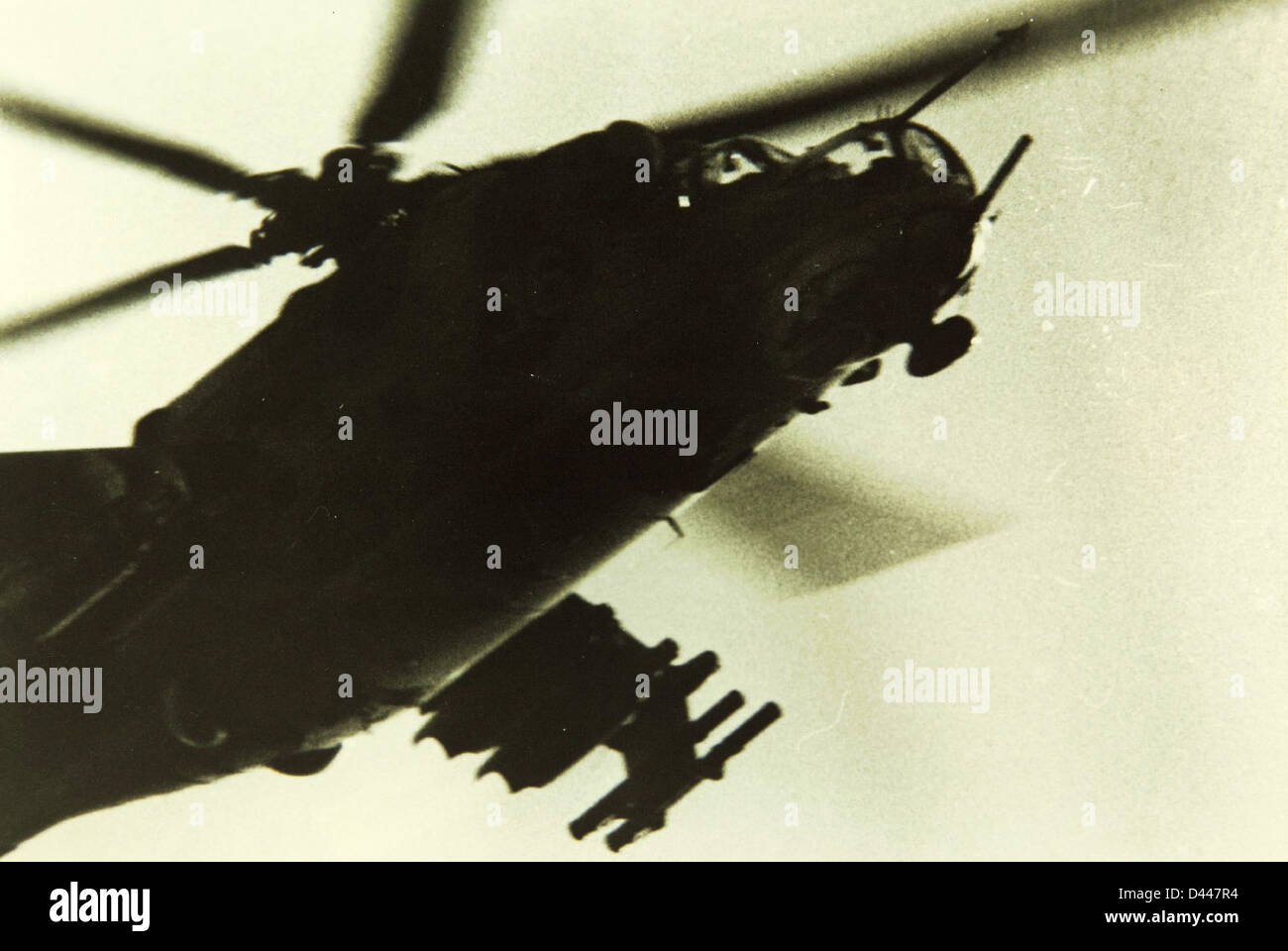 The Mil Mi-24 Hind is a Soviet-designed attack helicopter, known for ...