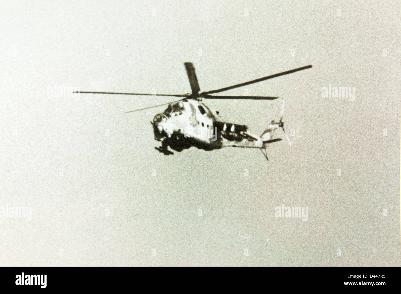 The Mil Mi-24 is a Soviet-designed attack helicopter that first entered ...