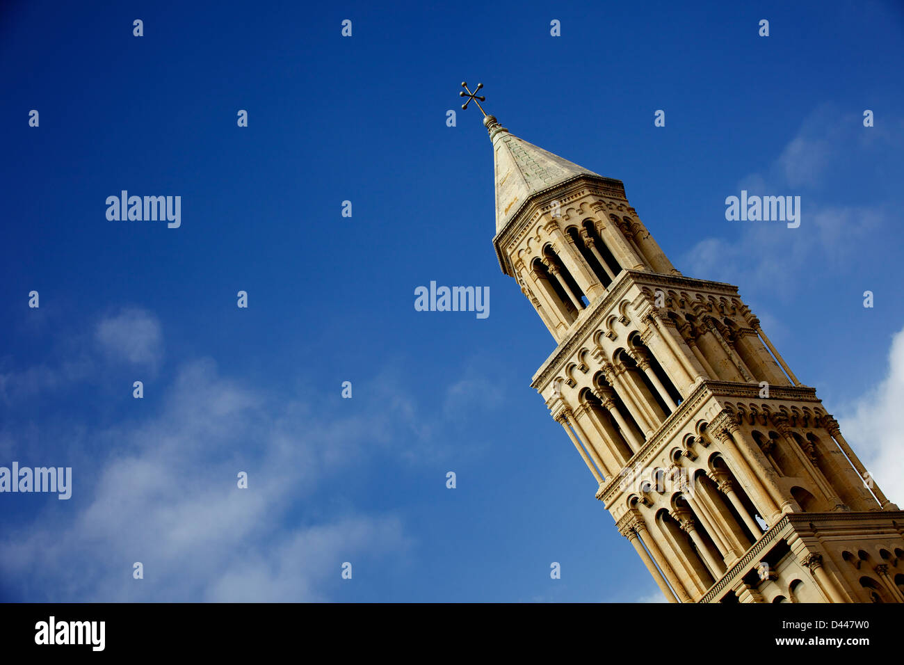 The Campanile (bell tower) of Cathedral of St Domnius Palace Split ...