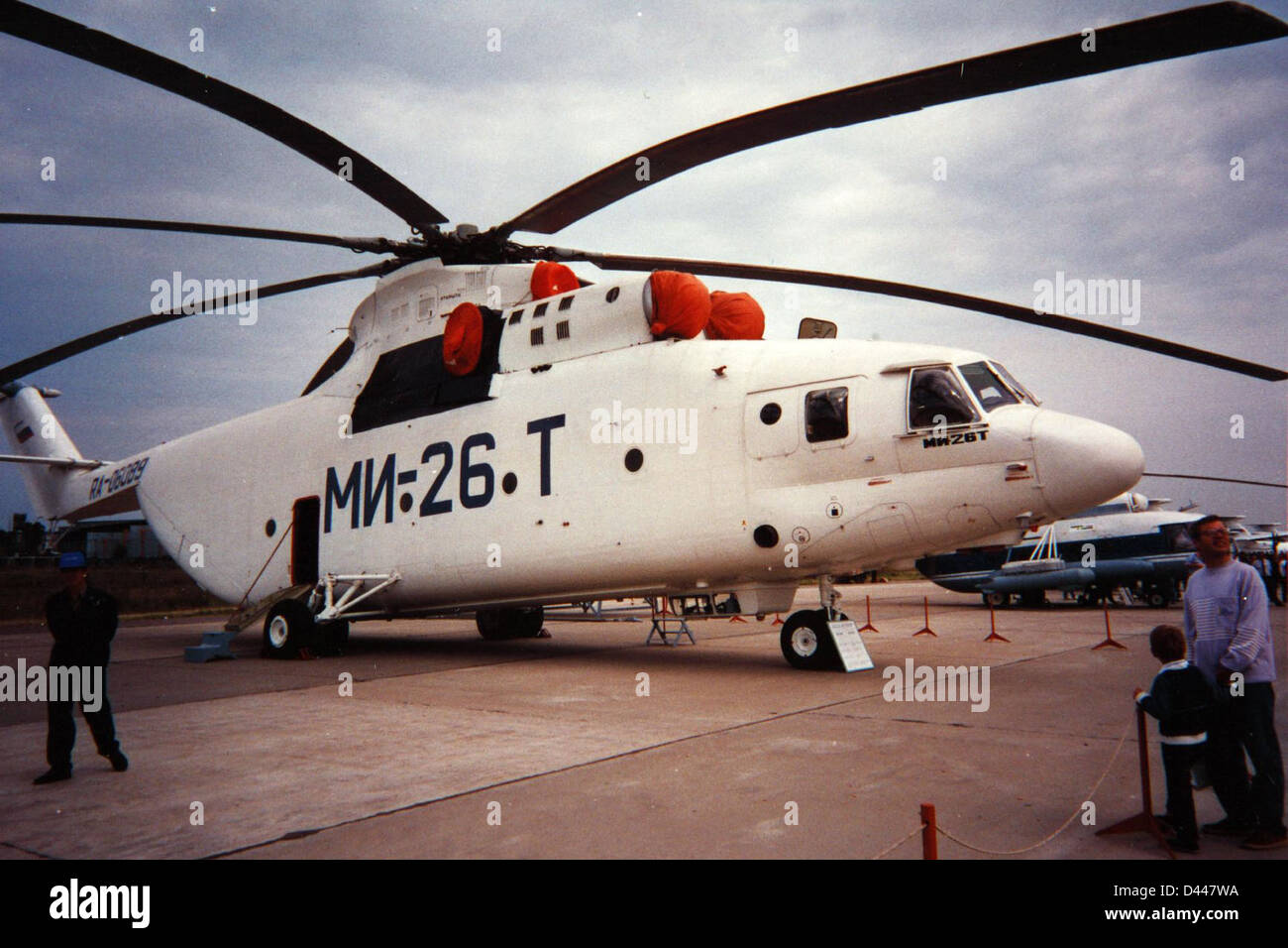 The Mil Mi-26 is a heavy-lift helicopter developed in the Soviet Union ...