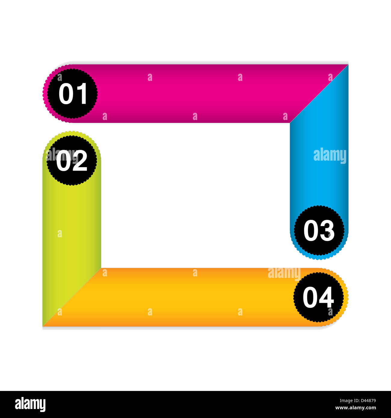 set of colorful vector sample banners for your website Stock Photo - Alamy