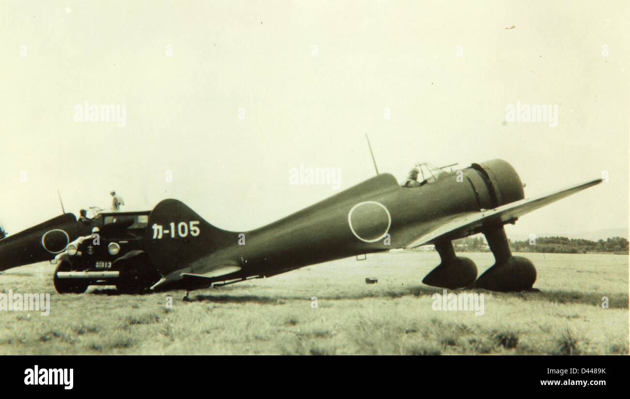 Mitsubishi, A5M, Claude Stock Photo - Alamy