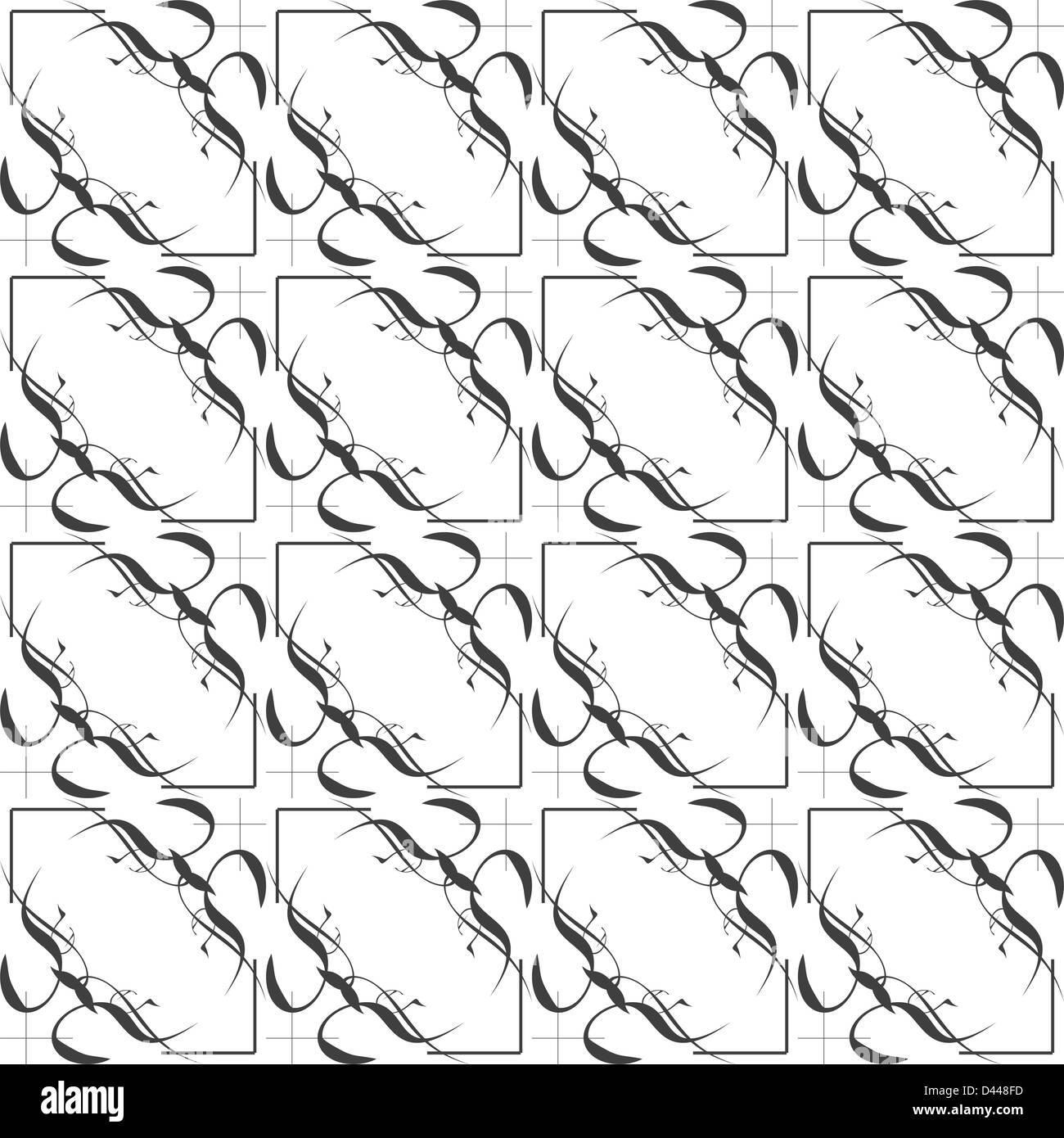 pattern seamless monochrome abstract background repeat wallpaper Stock ...
