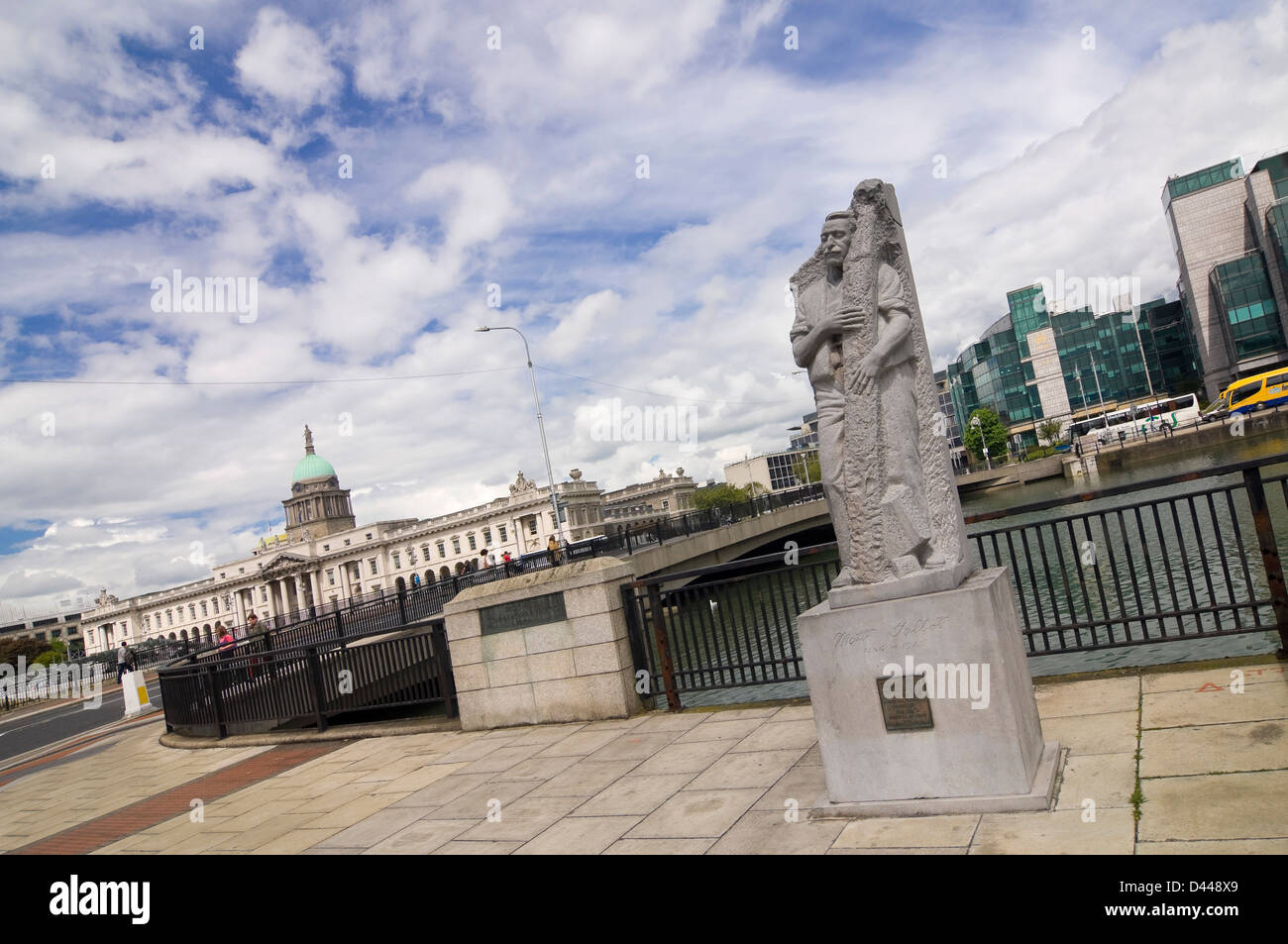 Horizontal view of The Matt Talbot Statue by the Talbot Memorial Bridge ...