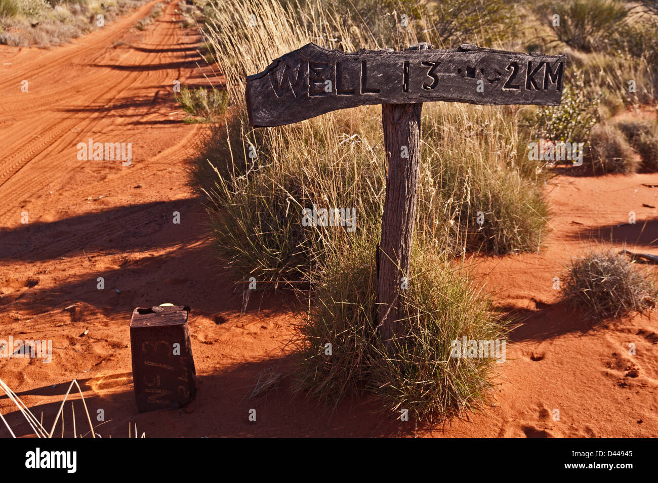 WELL 13, CANNING STOCK ROUTE, WESTERN AUSTRALIA, AUSTRALIA Stock Photo ...