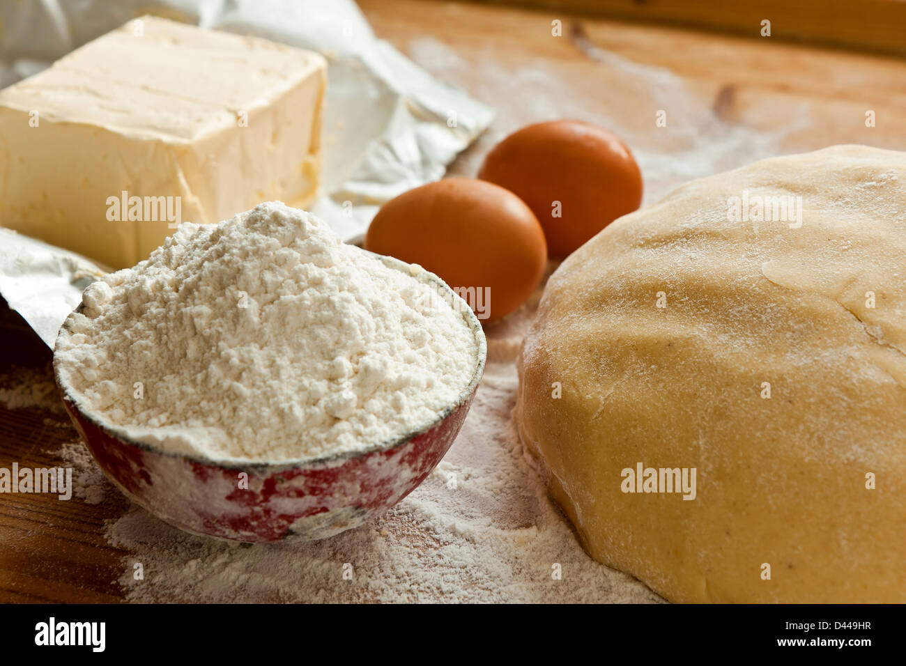 Delicious cake made from this dough Stock Photo - Alamy