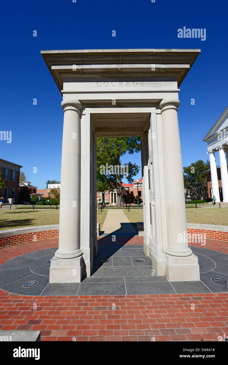James Meredith Memorial Ole Miss Campus University Oxford Mississippi ...