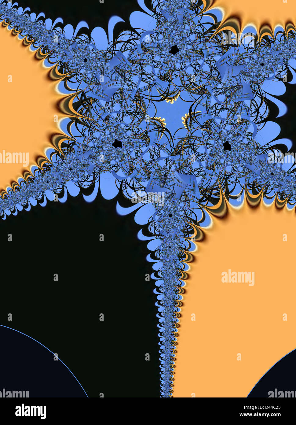 An abstract color image showing the Droste Effect Stock Photo - Alamy