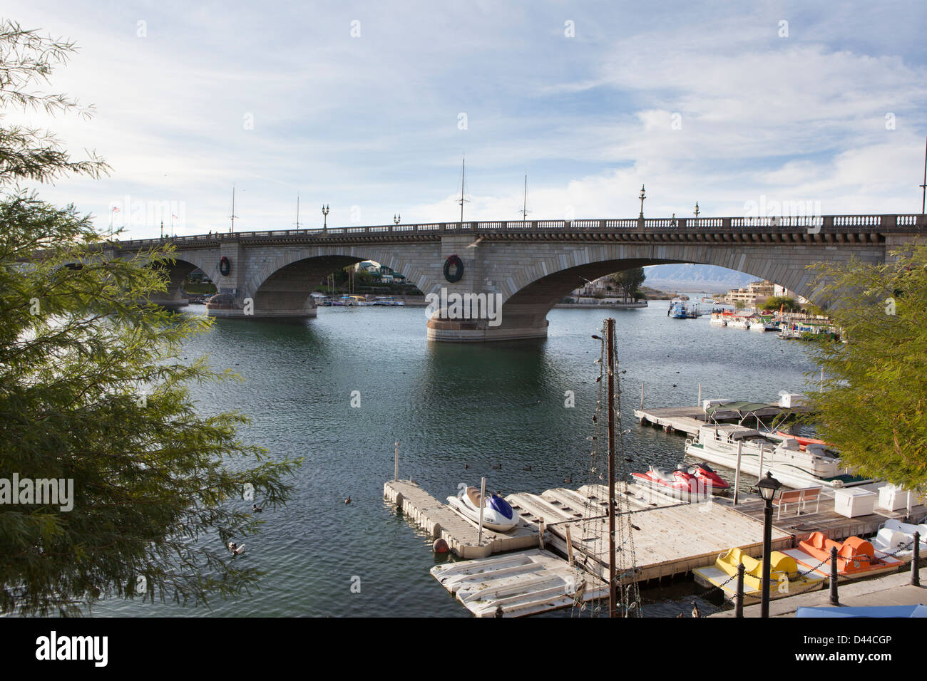 London Bridge at Lake Havasu City, Arizona, USA Stock Photo - Alamy