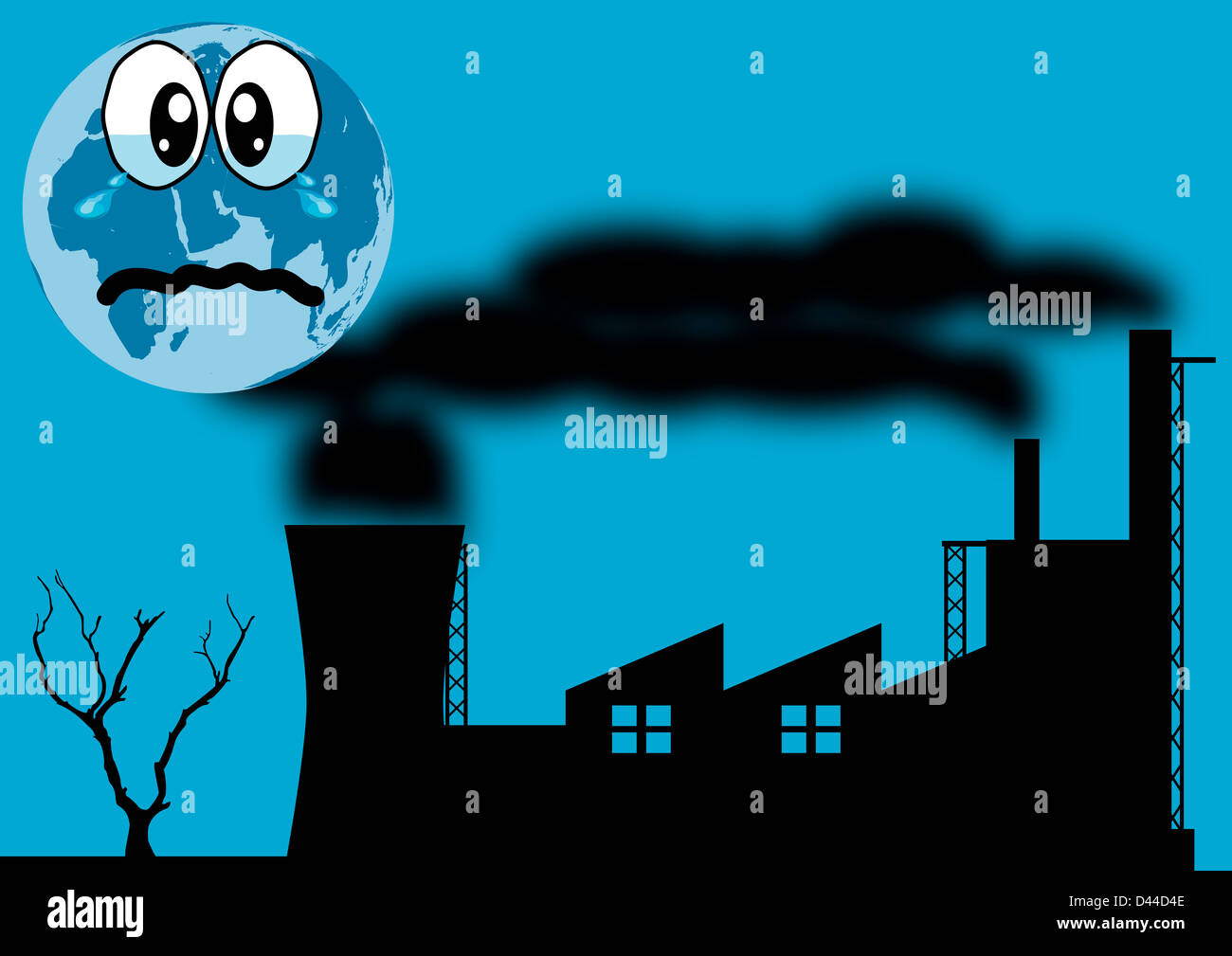 Mother Earth Crying Animation