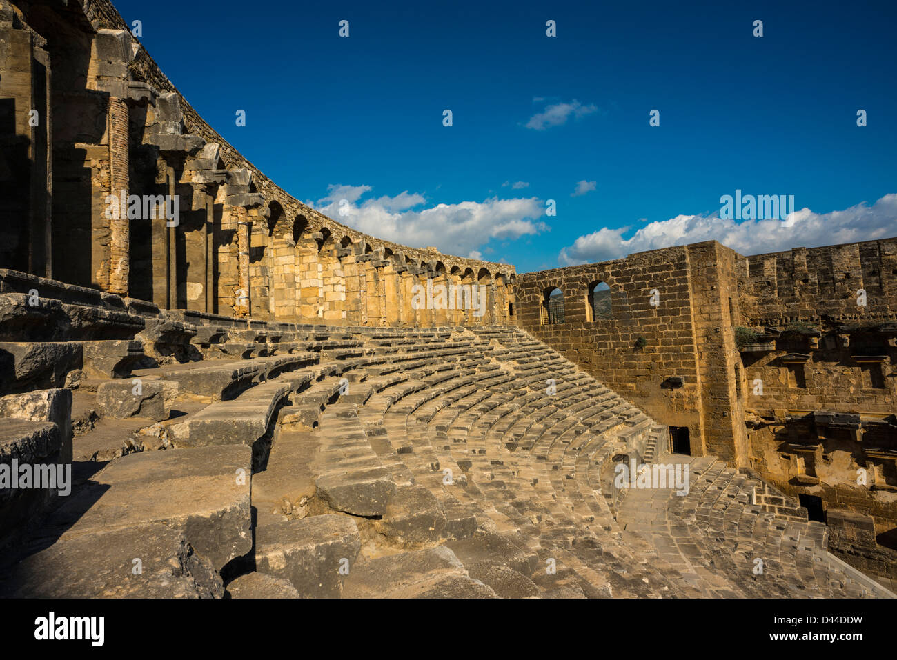 The well preserved roman theatre at Aspendos in Turkey Stock Photo - Alamy