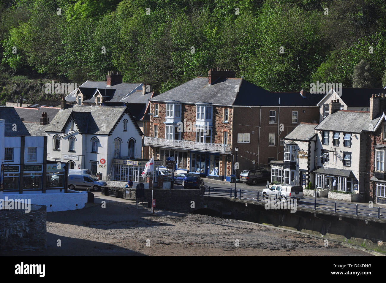 A view of Combe Martin on the north Devon coast Stock Photo - Alamy