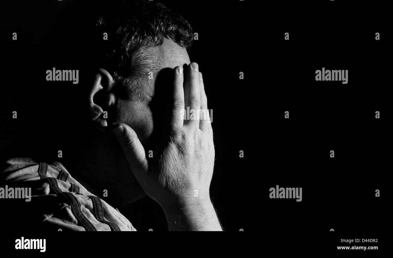 Sad black man disappointment hi-res stock photography and images - Alamy