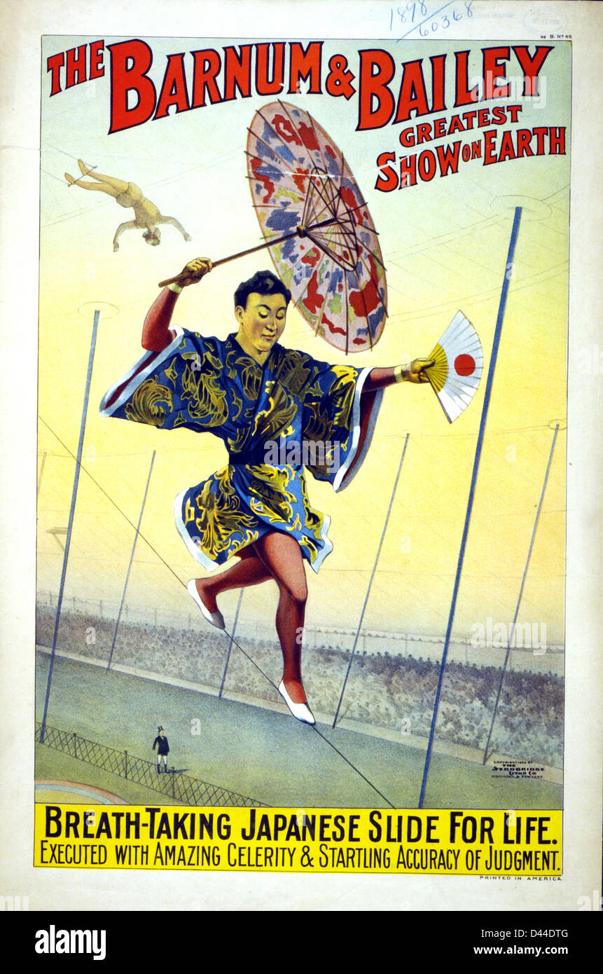 Barnum and Bailey circus poster Stock Photo - Alamy