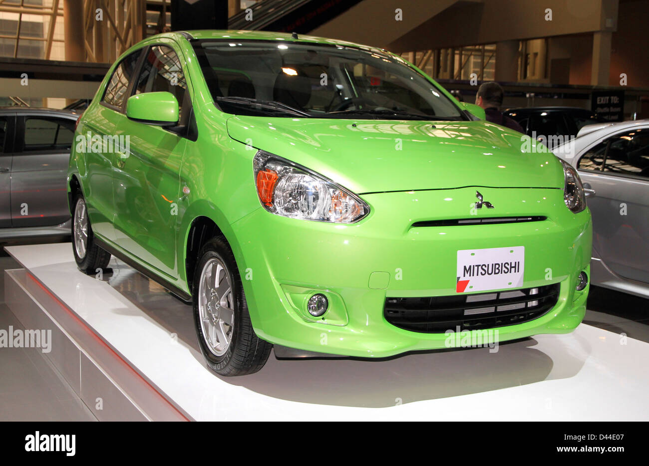 Mitsubishi Compact Vehicle Stock Photo - Alamy