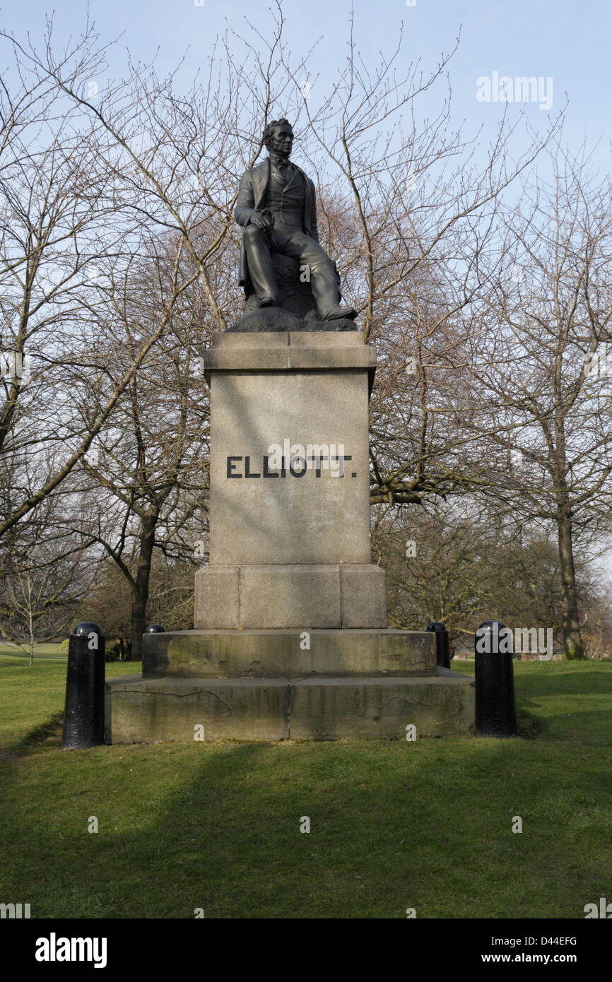 Statue ebenezer elliott hi-res stock photography and images - Alamy