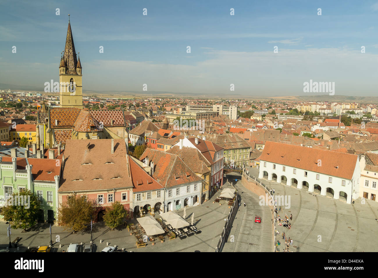 Aerial view sibiu hi-res stock photography and images - Alamy