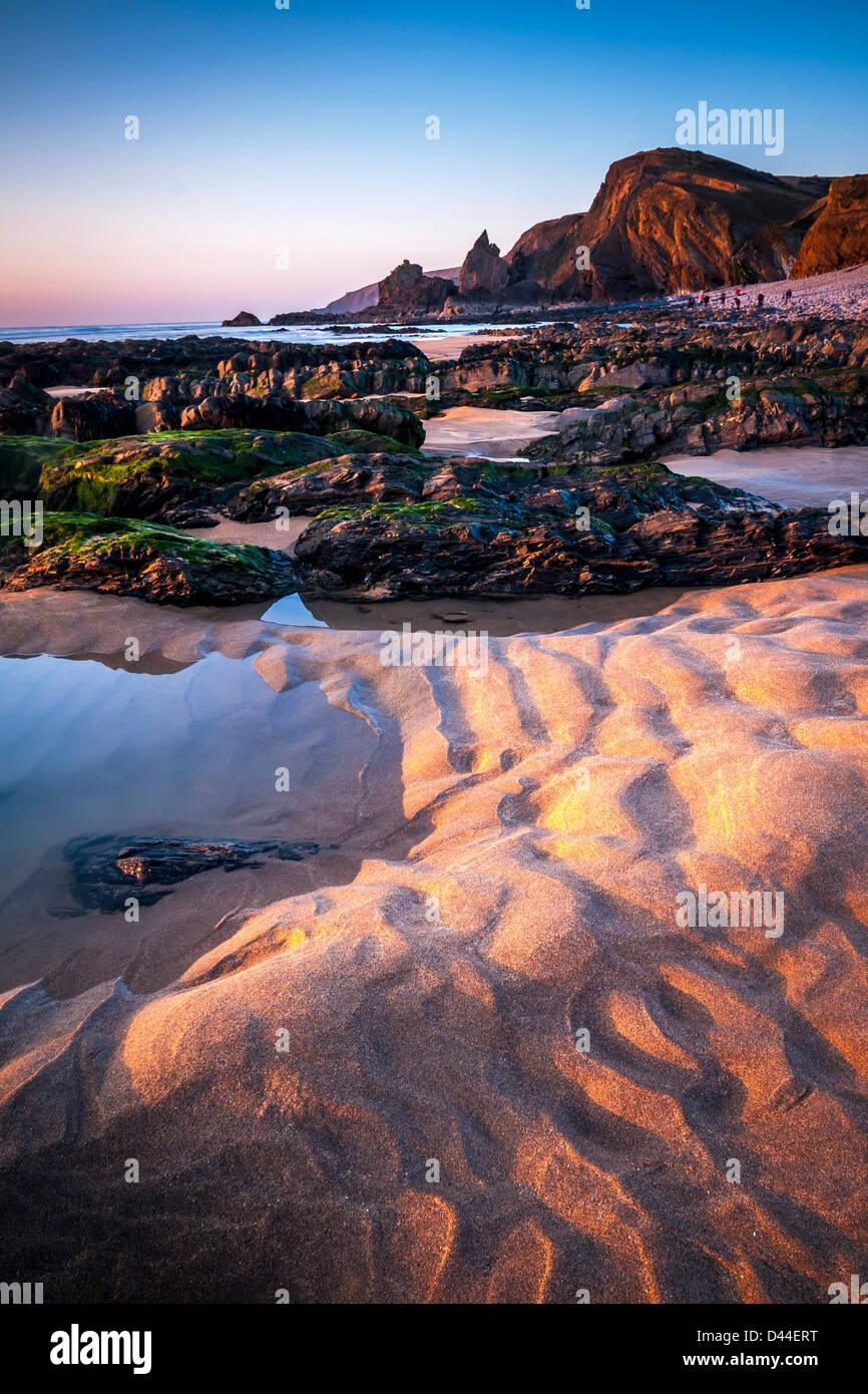 Sandymouth bay beach hi-res stock photography and images - Alamy