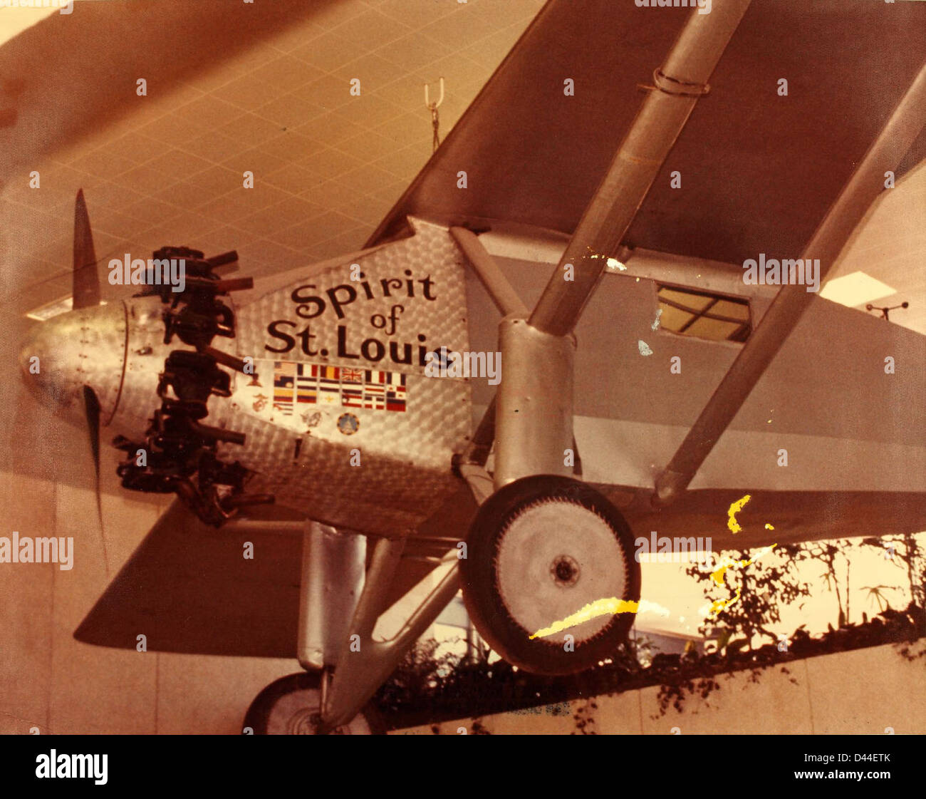 The Spirit of St. Louis, piloted by Charles Lindbergh, was the first ...