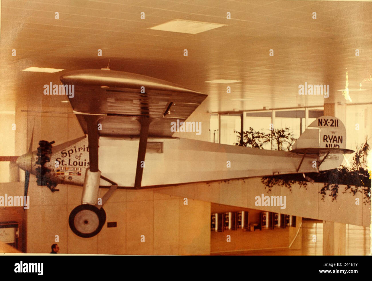 The Spirit of St. Louis, an iconic aircraft flown by Charles Lindbergh ...