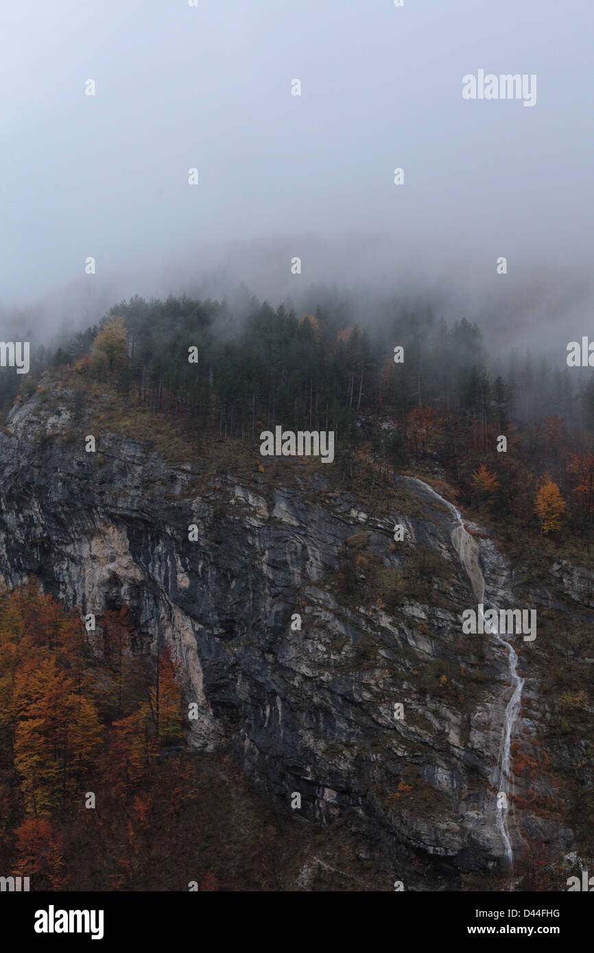 Mountains above the village of Valbona in the Accursed Mountains of ...