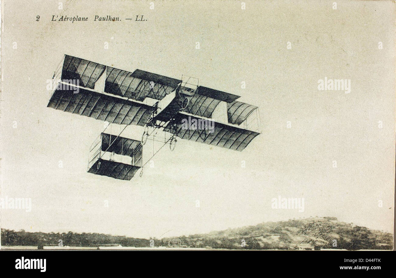 The Paulhan Biplane was an early French aircraft developed by aviator ...