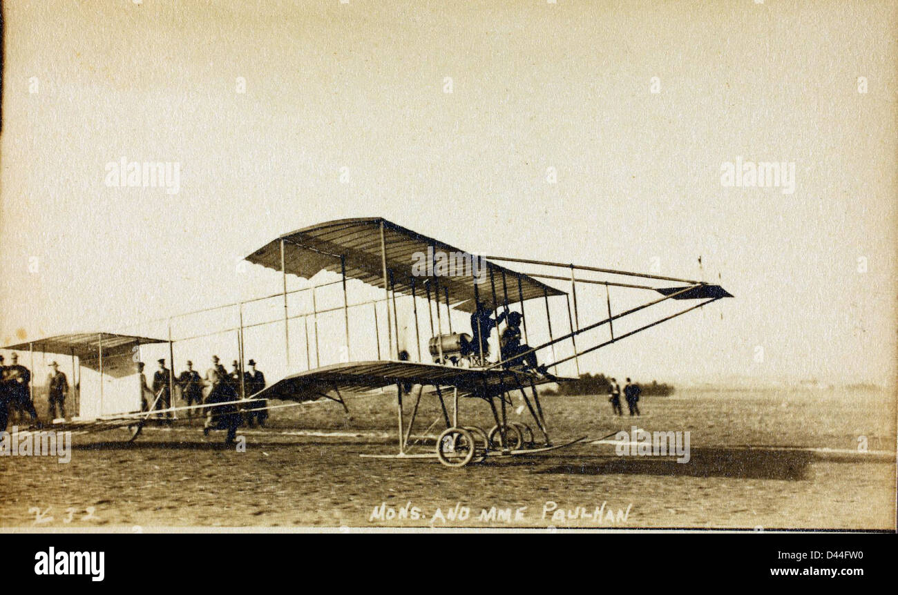 The Paulhan Biplane was a French aircraft developed in the early 1910s ...