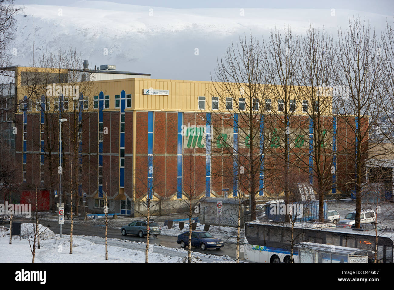 the mack brewery Tromso troms Norway europe Stock Photo - Alamy