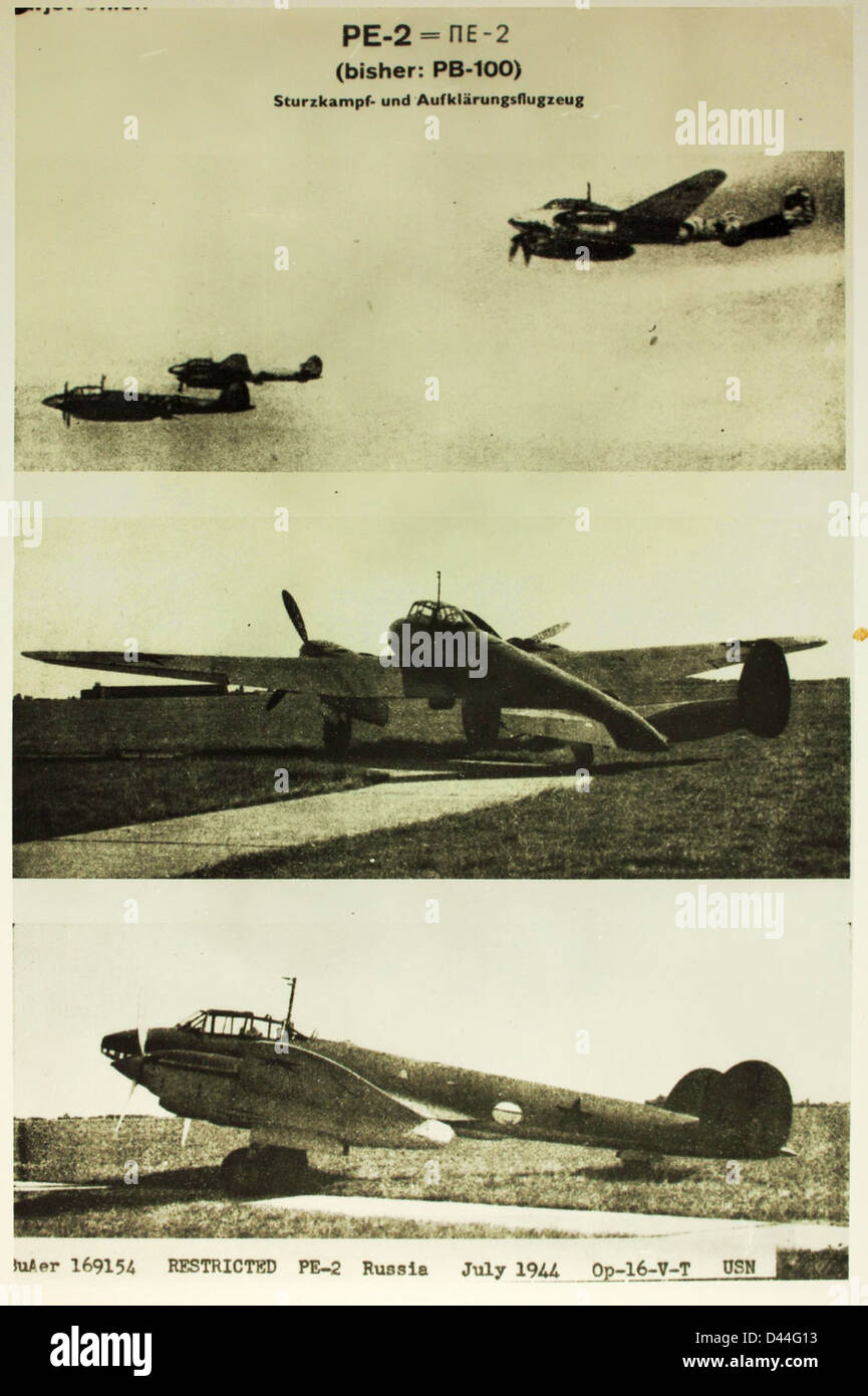 Petlyakov Pe 2 High Resolution Stock Photography and Images - Alamy