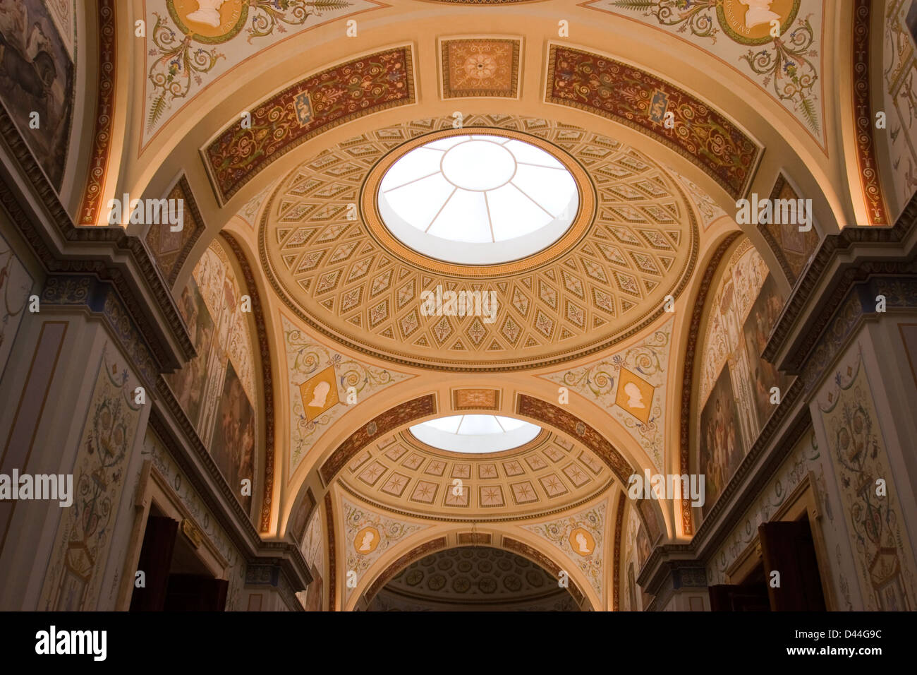 Ceiling Detail in The Hermitage Museum St Petersburg Stock Photo - Alamy