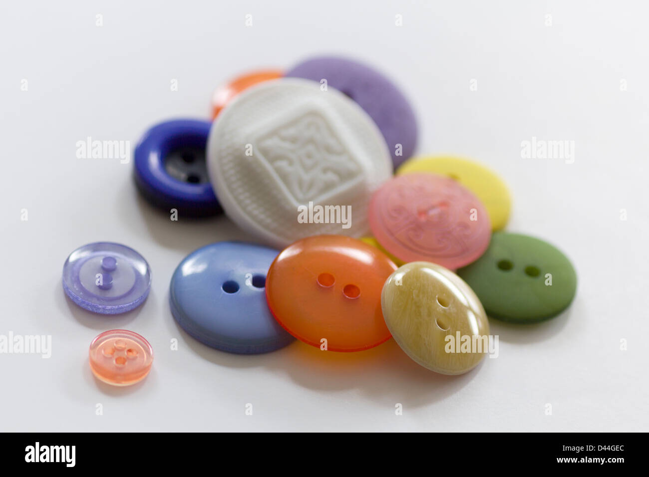 Pile of buttons Stock Photo - Alamy