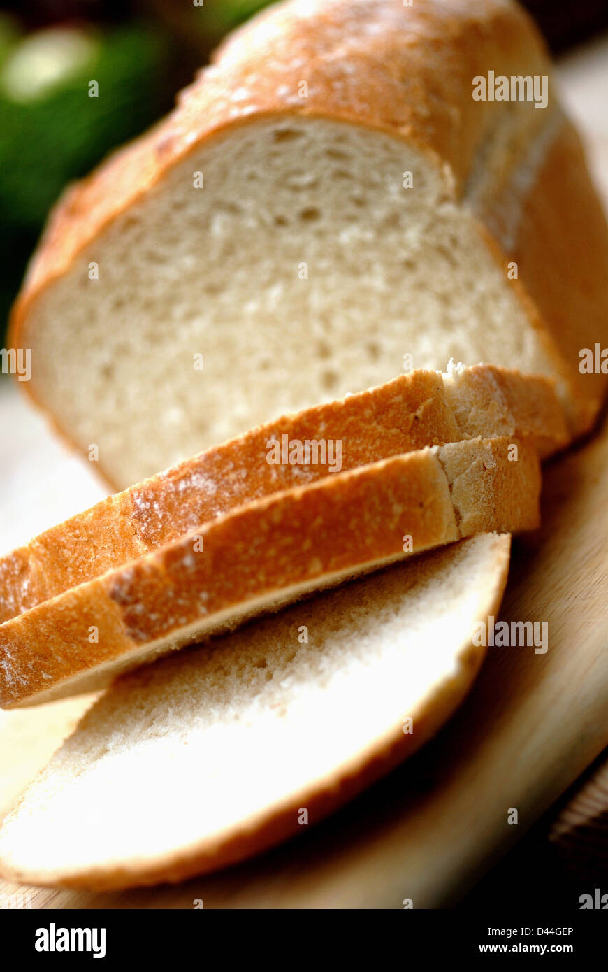 Fresh sliced white bread Stock Photo - Alamy