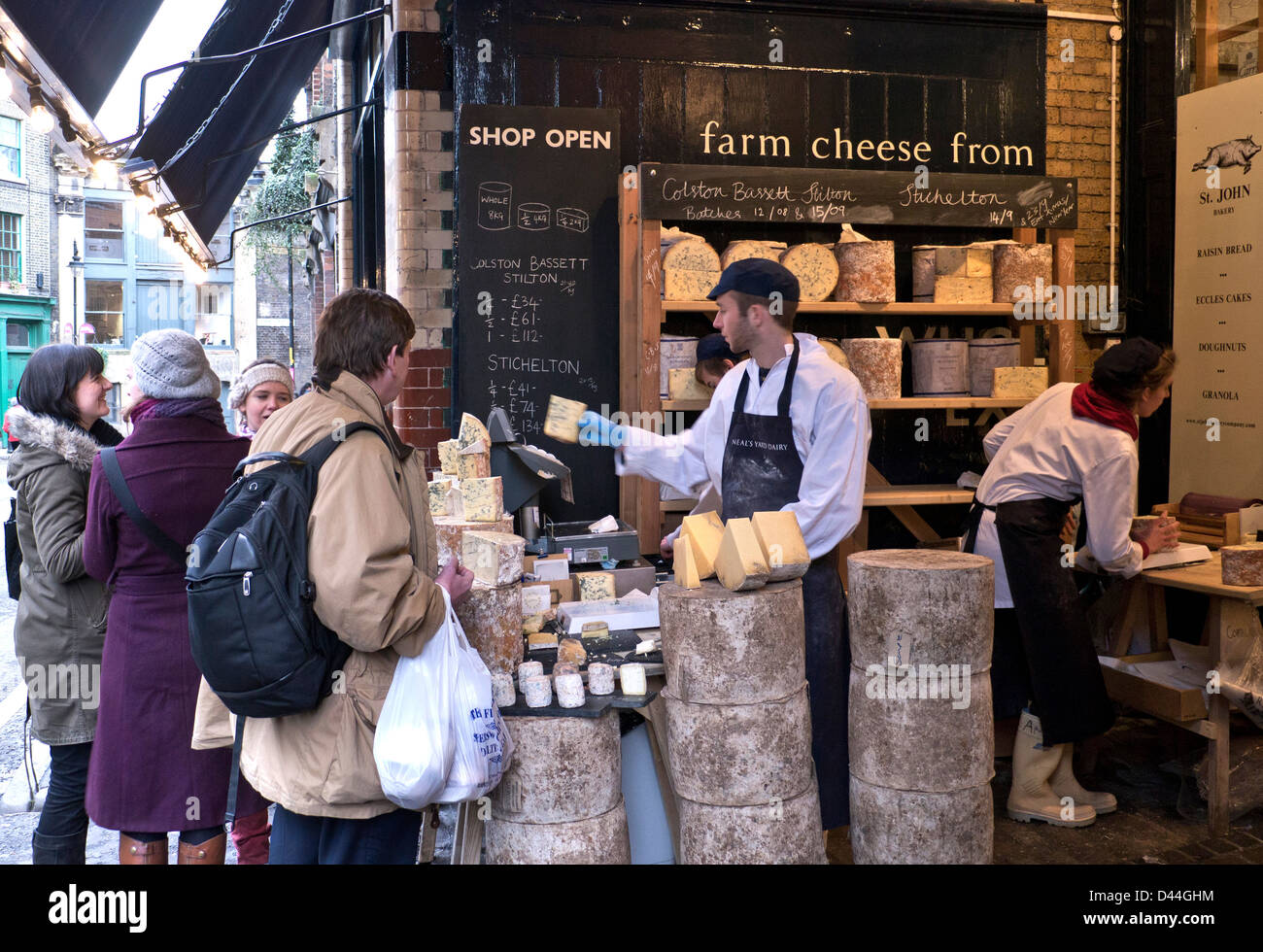 Stiltons stilton cheese display hi-res stock photography and images - Alamy