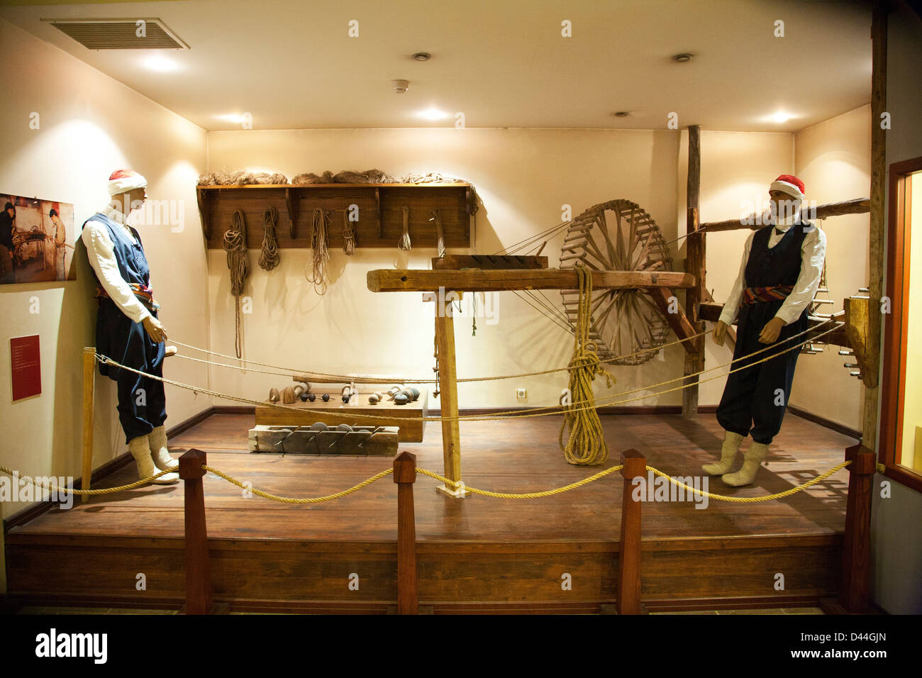 reconstruction of the rope maker workshop, museum of amasya, amasya ...