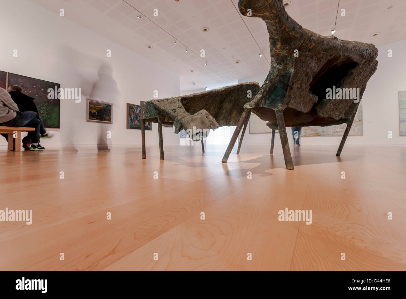 Israel. Yitzhak Danziger's famous "Sheep of the Negev" sculpture on ...